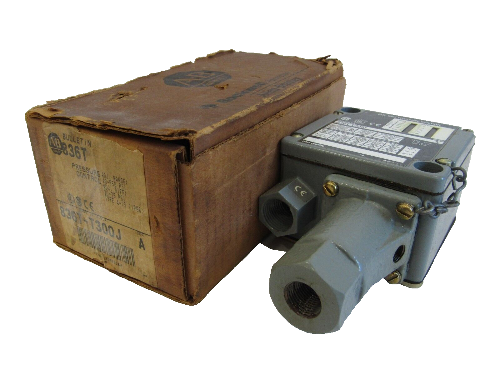 ALLEN BRADLEY 836T-T300J PRESSURE CONTROL SWITCH SER.A 836TT300J NEW ...