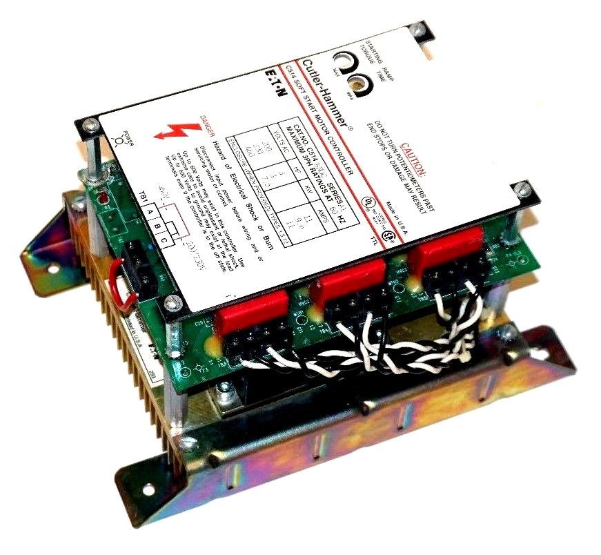 USED CUTLER HAMMER C514BNOC SOFT START MOTOR CONTROLLER 3-7.5 HP, 11 ...