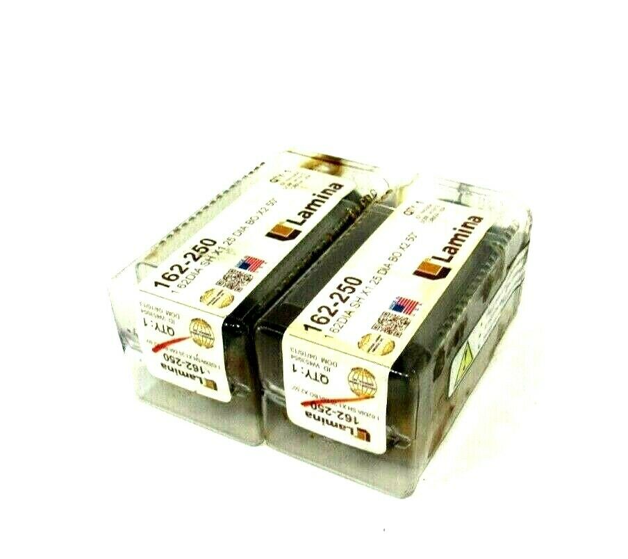 LOT OF 2 NEW LAMINA 162-250 SPOOL RETAINER PAD 1.62DIA SHX1.25 DIA BOX2 ...