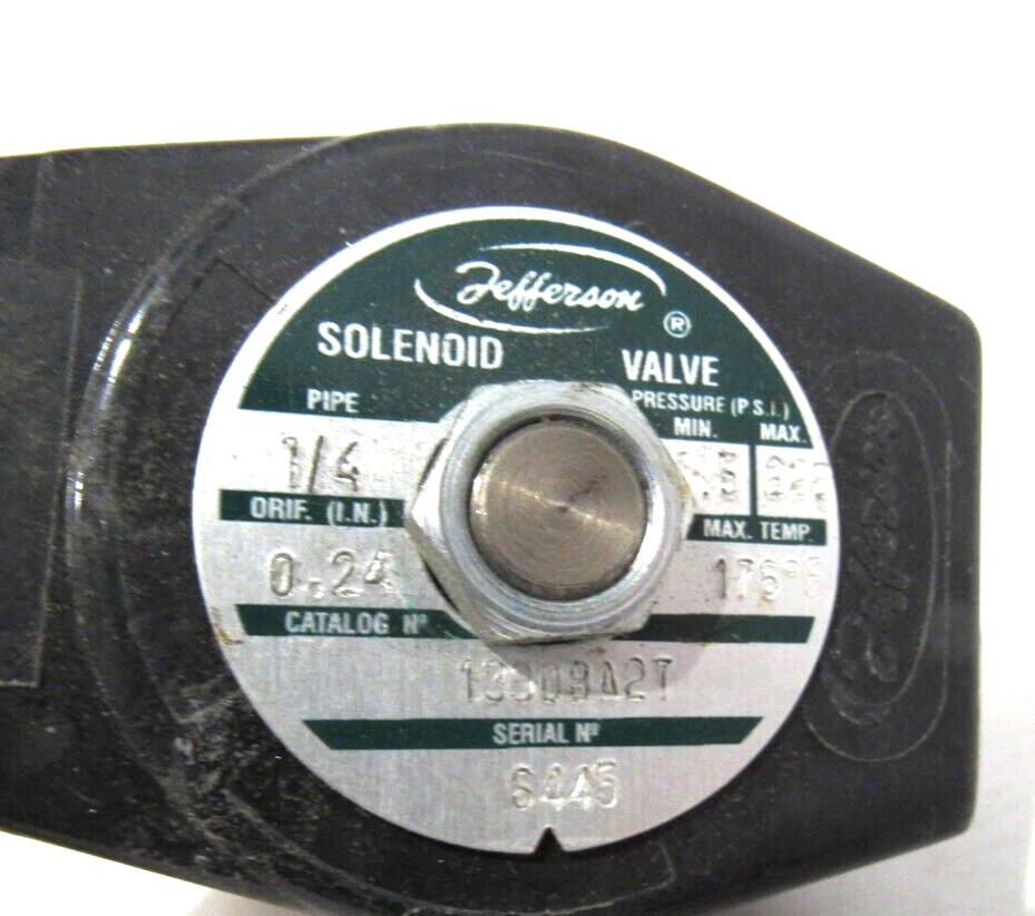 NEW JEFFERSON 1390BA2T SOLENOID VALVE - SB Industrial Supply, Inc.