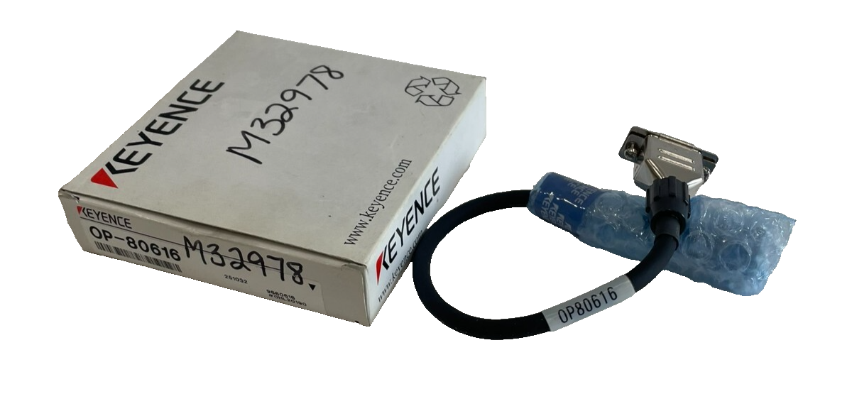NEW KEYENCE OP-80616 CONNECTOR CABLE OP80616 - SB Industrial Supply, Inc.