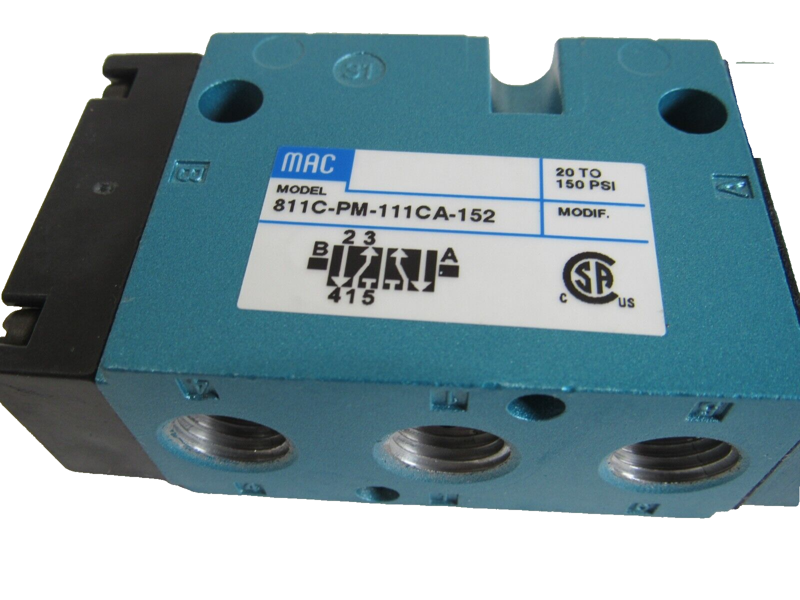 NEW MAC VALVES 811C-PM-111CA-152 SOLENOID VALVE 811CPM111CA152 - SB ...