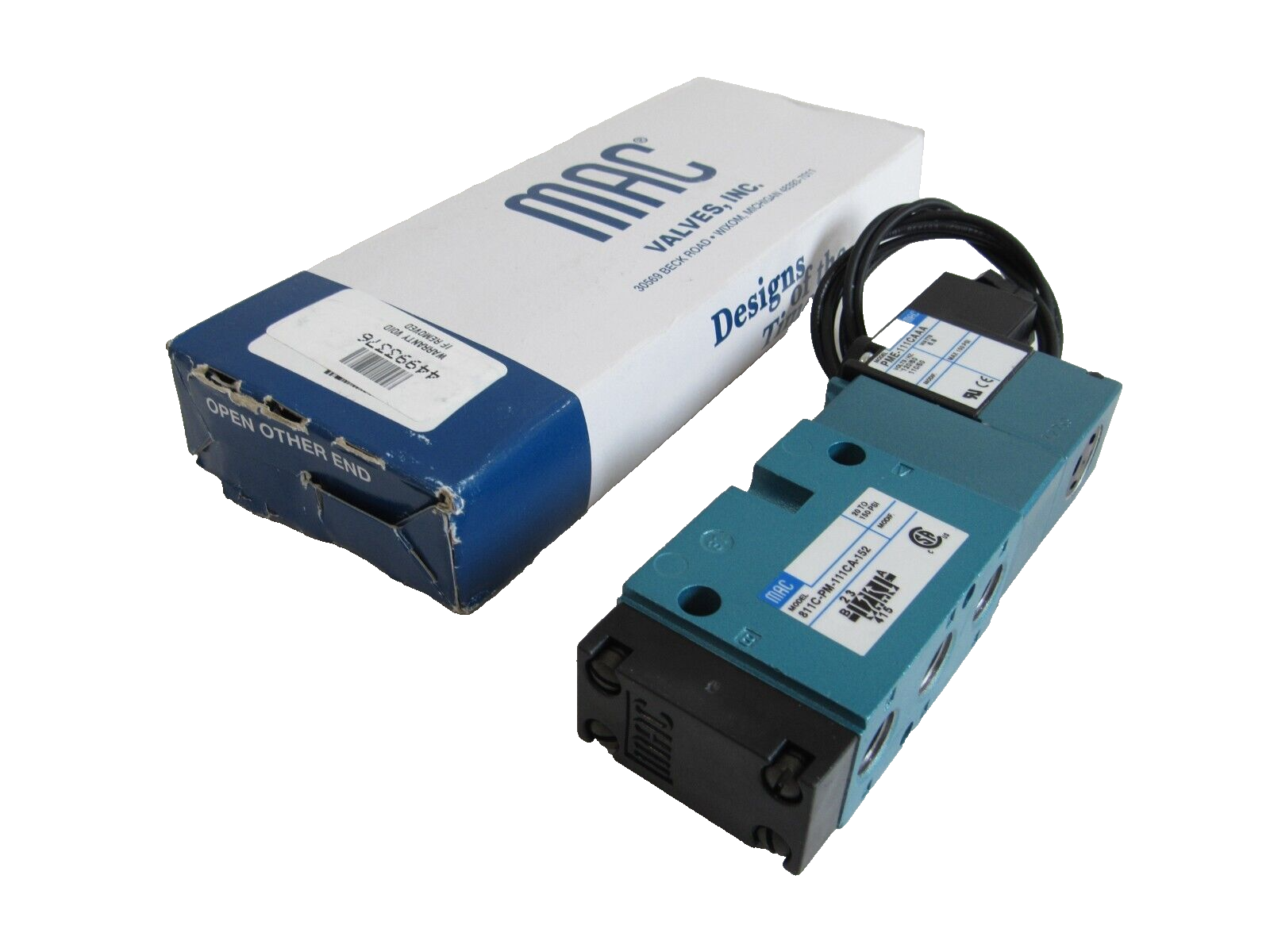 NEW MAC VALVES 811C-PM-111CA-152 SOLENOID VALVE 811CPM111CA152 - SB ...