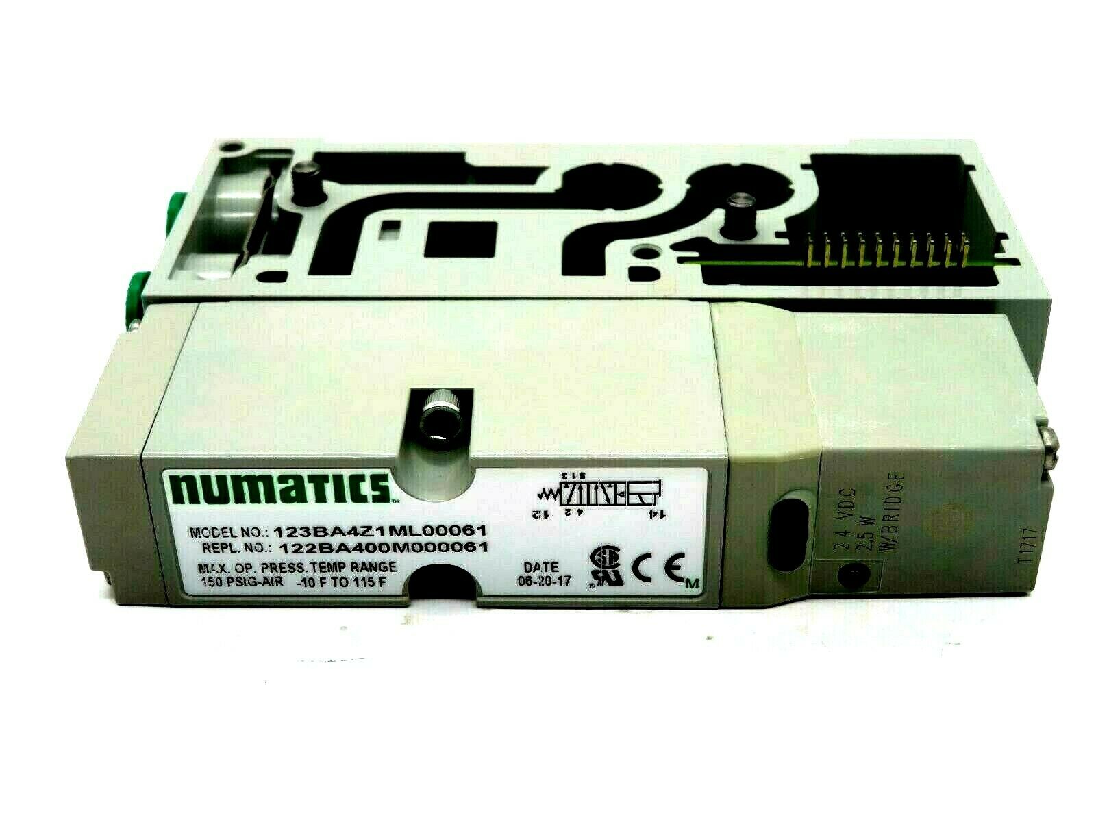 NEW NUMATICS 123BA4Z1ML00061 SOLENOID VALVE - SB Industrial Supply, Inc.