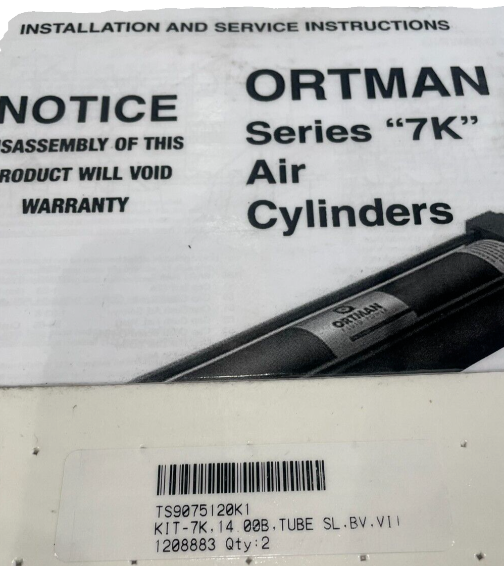 NEW ORTMAN TS9075120K1 TUBE REPAIR KIT SERIES 7K,14.00B - SB Industrial ...