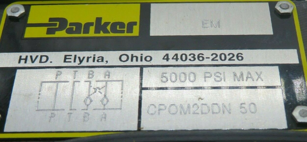 NEW PARKER HYDRAULIC CPOM2DDN CHECK VALVE - SB Industrial Supply, Inc.