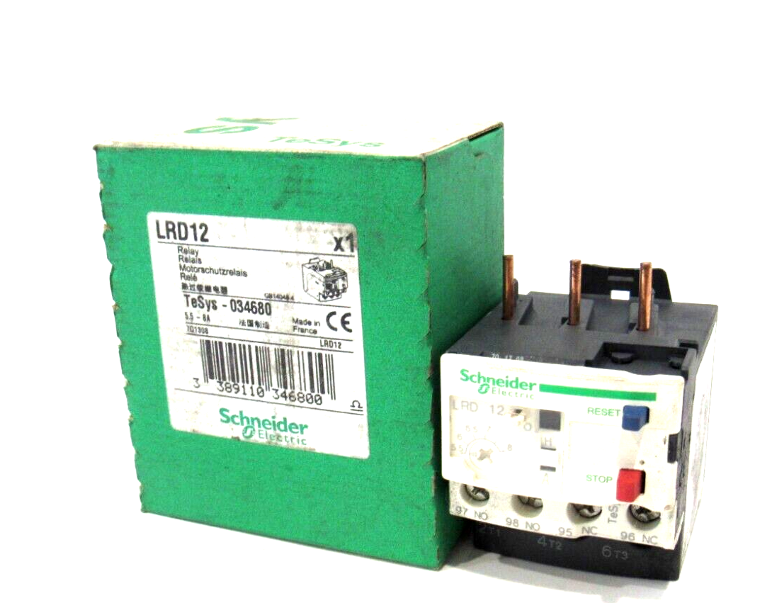 NEW SCHNEIDER ELECTRIC LRD12 OVERLOAD RELAY - SB Industrial Supply, Inc.
