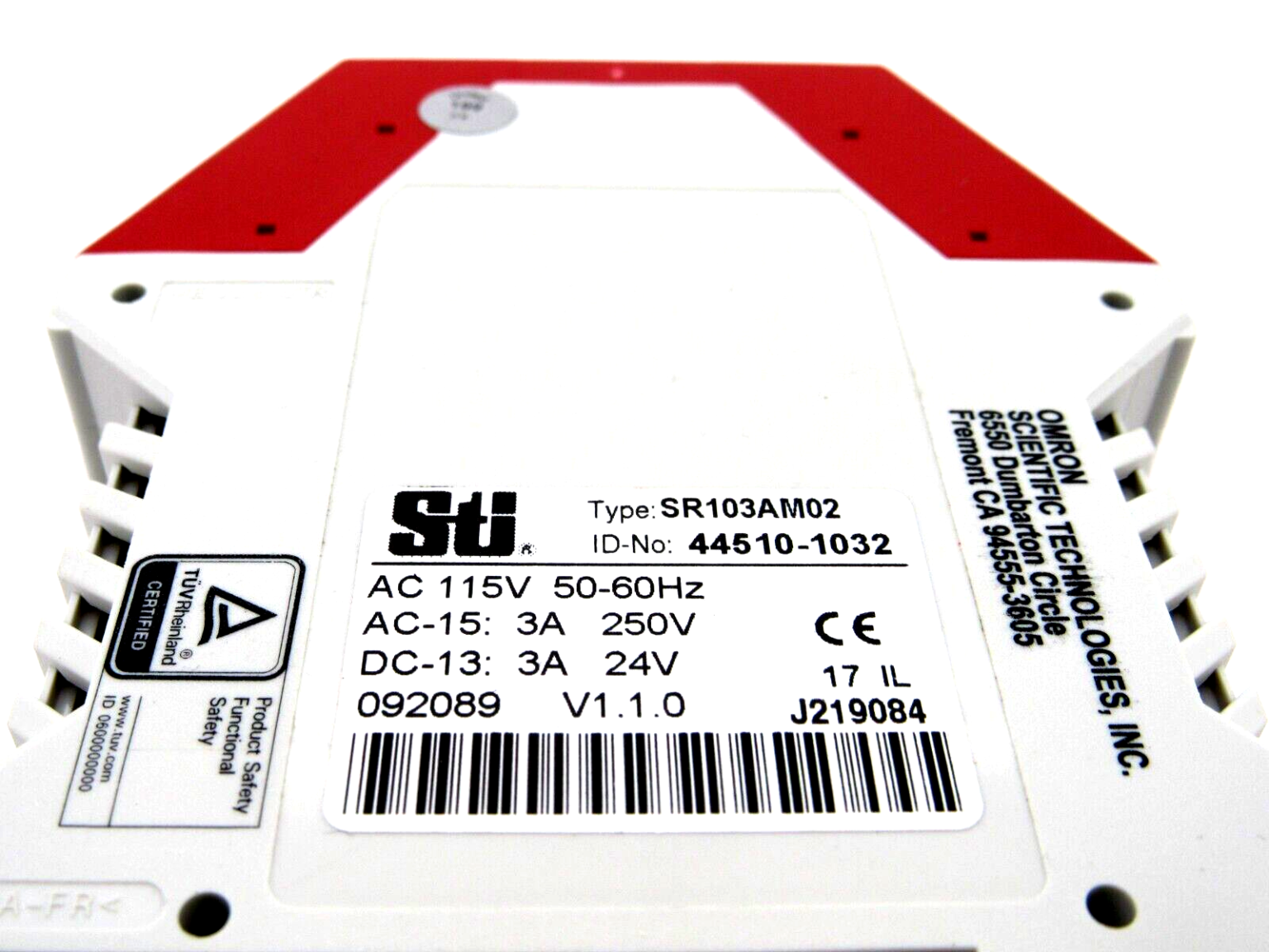 NEW STI SR103AM02 SAFETY RELAY 44510-1032 - SB Industrial Supply, Inc.