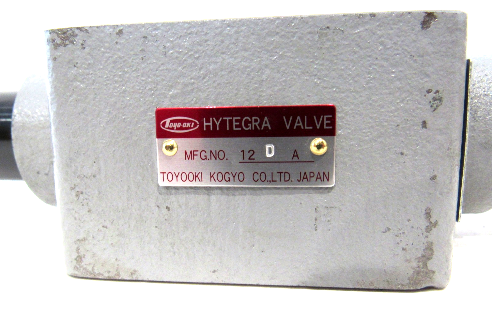 NEW TOYOOKI KOGYO 12DA HYDRAULIC VALVE - SB Industrial Supply, Inc.