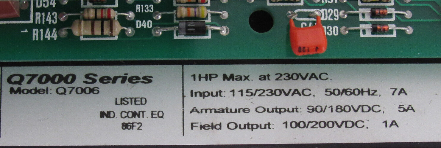 USED SECO Q7000 DRIVE 1HP Q7006 - SB Industrial Supply, Inc.