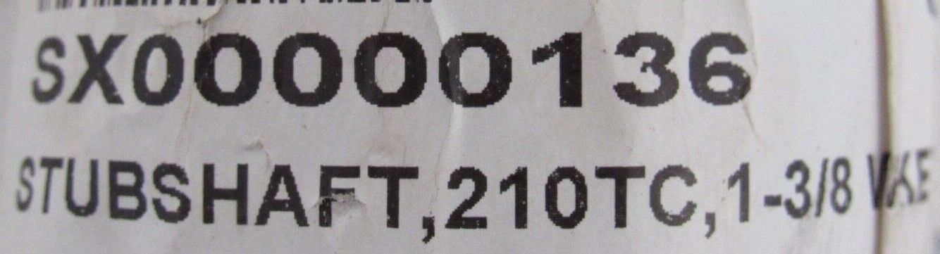 NEW AMPCO PUMPS SX00000136 STUB SHAFT 210TC 1-3/8" 1300000016 - SB ...