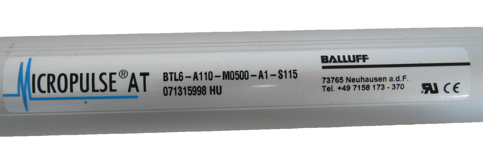 NEW BALLUFF BTL6-A110-M0500-A1-S115 MICROPULSE SENSOR AT ...