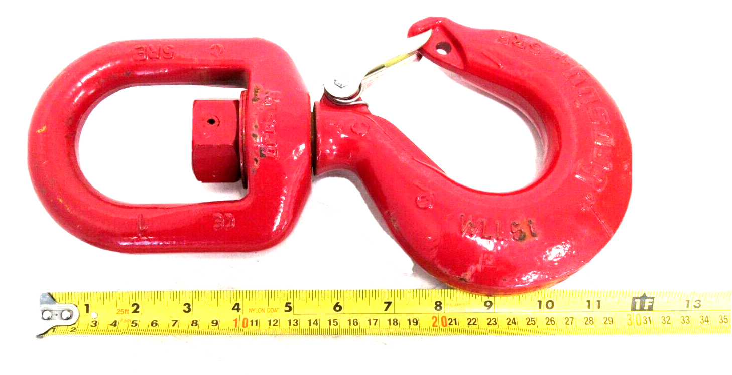 NEW CROSBY WLL5T RIGGING HOOK 5RF - SB Industrial Supply, Inc.