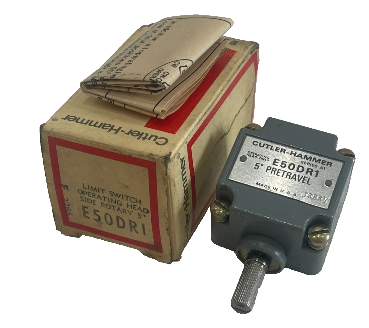 NEW CUTLER-HAMMER E50DR1 LIMIT SWITCH OPERATING HEAD - SB Industrial ...