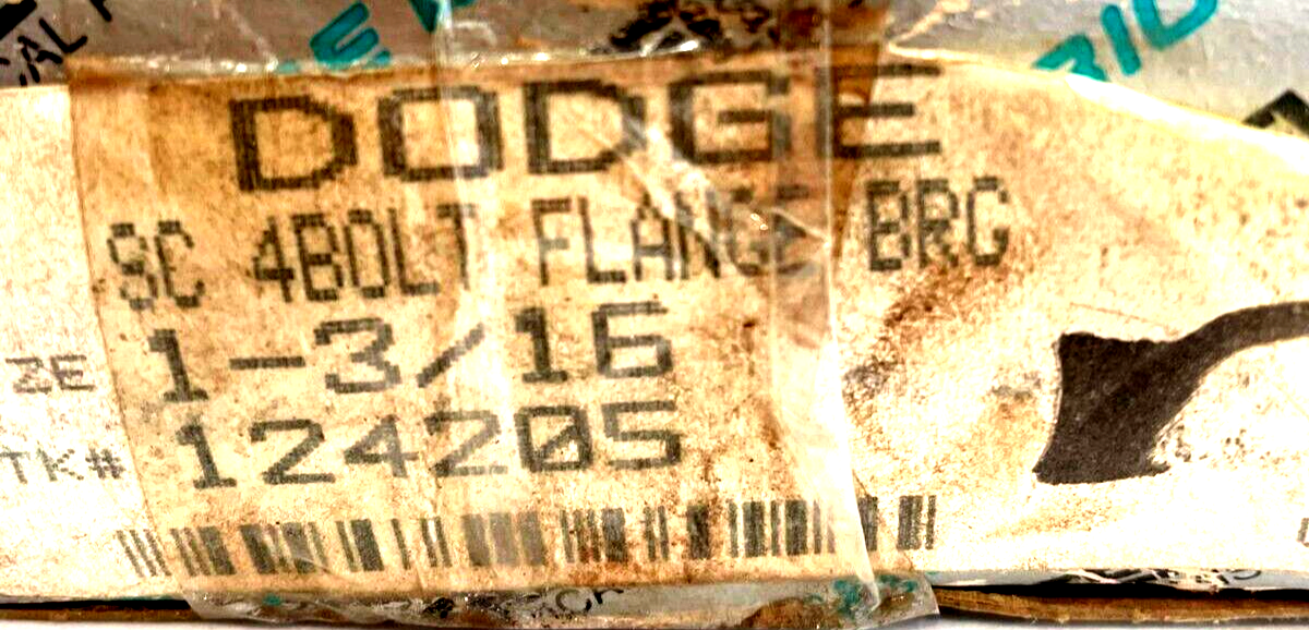 NEW DODGE 124205 4 BOLT FLANGE BEARING SC 1-3/16 - SB Industrial Supply ...