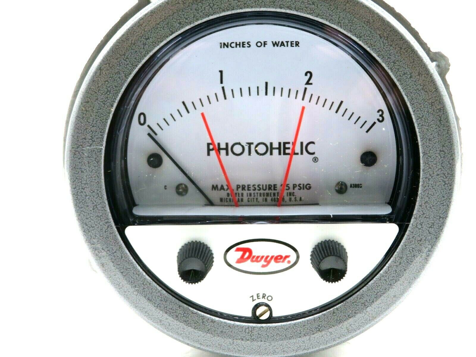 NEW DWYER A3000 SERIES PRESSURE SWITCH / GAUGE TYPE 2 - SB Industrial ...