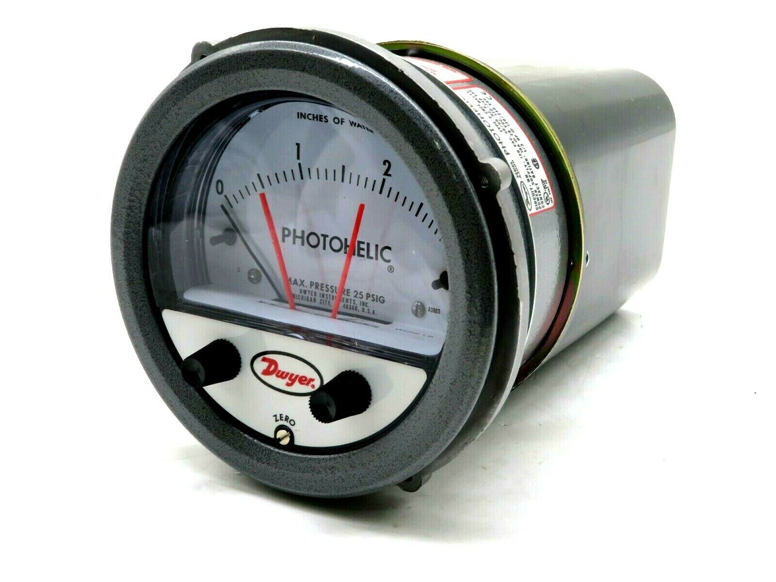 NEW DWYER A3000 SERIES PRESSURE SWITCH / GAUGE TYPE 2 - SB Industrial ...