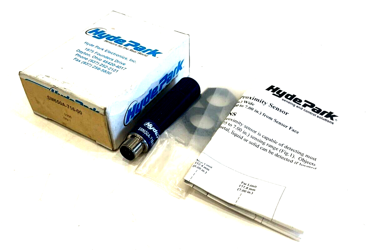 NEW HYDE PARK SM650A71600 PROXIMITY SENSOR - SB Industrial Supply, Inc.