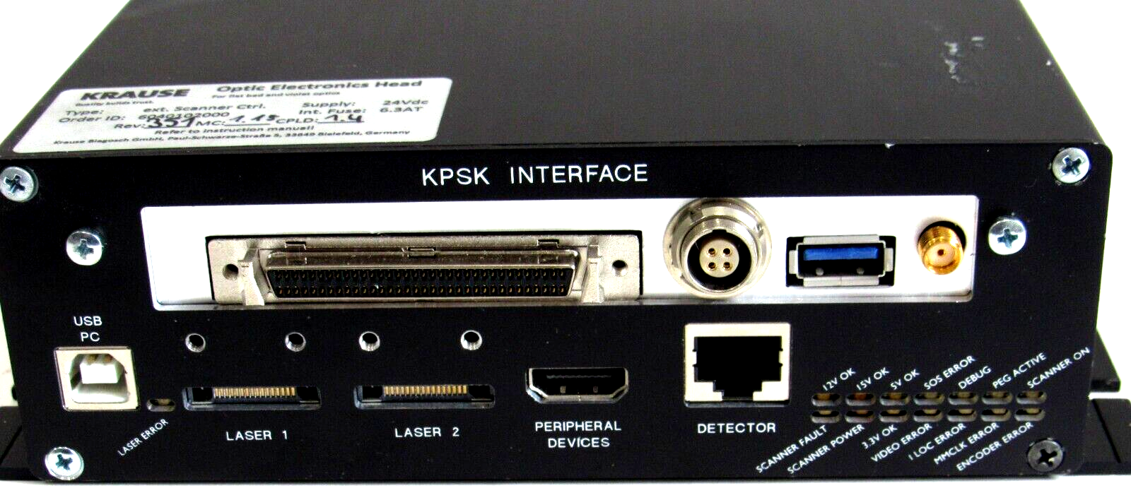 NEW KRAUSE 6040102000 KPSK INTERFACE 24VDC - SB Industrial Supply, Inc.
