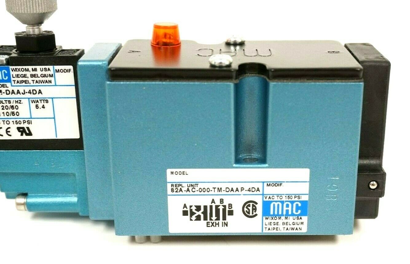 NEW MAC 82A-AC-000-TM-DAAP-4DA SOLENOID VALVE 82AAC000TMDAAP4DA - SB ...