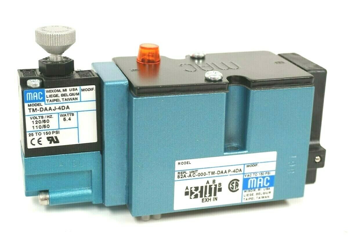 NEW MAC 82A-AC-000-TM-DAAP-4DA SOLENOID VALVE 82AAC000TMDAAP4DA - SB ...