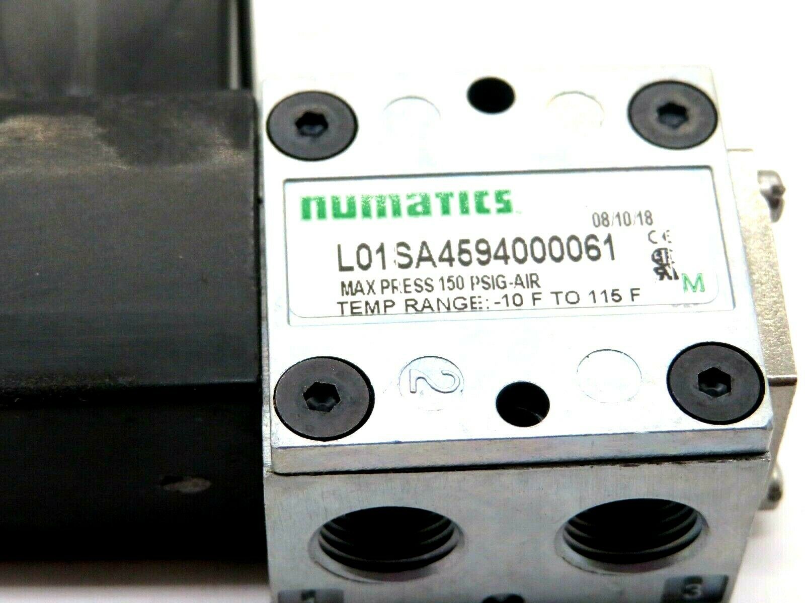 NEW NUMATICS L01SA4594000061 SOLENOID VALVE - SB Industrial Supply, Inc.