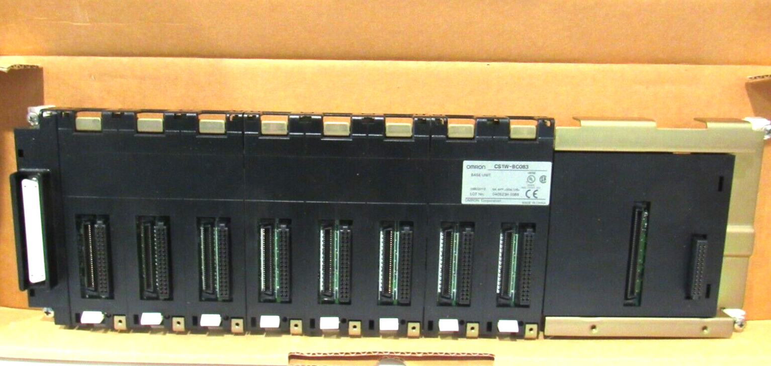 NEW OMRON CS1W-BC083 BACK PLANE BASE UNIT CS1WBC083 - SB Industrial ...