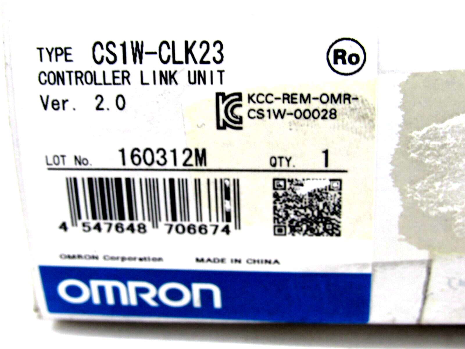 NEW OMRON CS1W-CLK23 CONTROLLER LINK UNIT CS1WCLK23 - SB Industrial ...