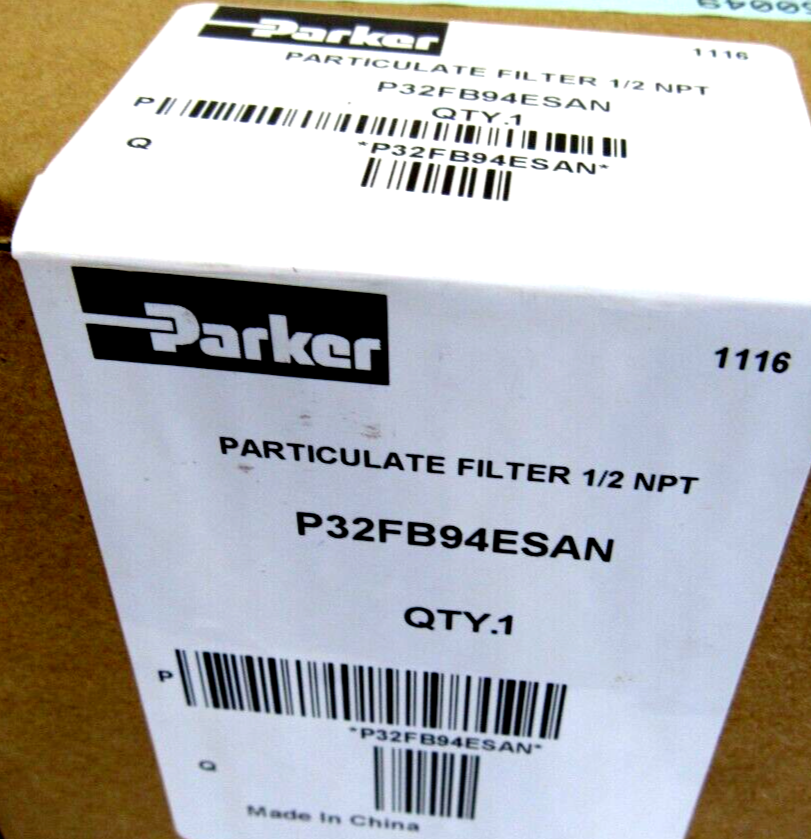 NEW PARKER P32FB94ESAN PARTICULATE FILTER 1/2 NPT - SB Industrial ...