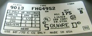 NEW SQUARE D 9013-FHG49S2 PRESSURE SWITCH 9013FHG49S2 - SB Industrial ...