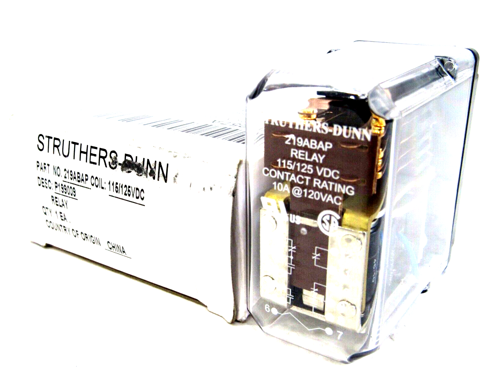 NEW STRUTHERS-DUNN 219ABAP RELAY 115/125VDC 219ABAP - SB Industrial ...