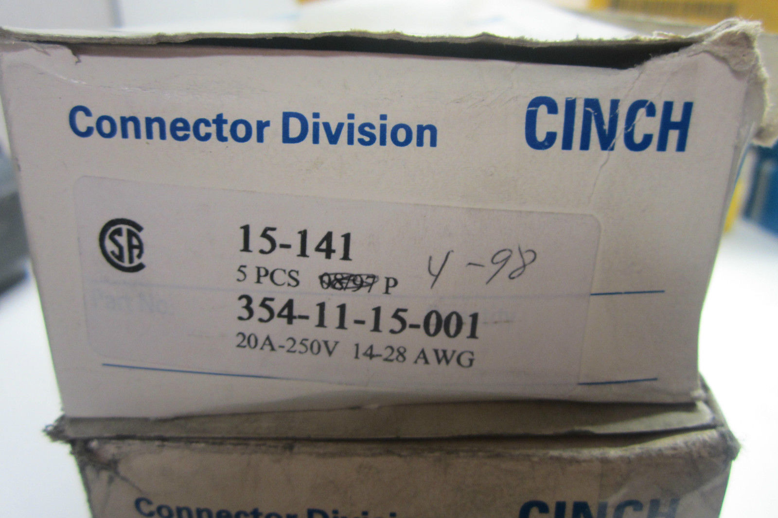 5 NEW CINCH 354-11-15-001 POSITION SCREW TERMINALS 3541115001 - SB ...