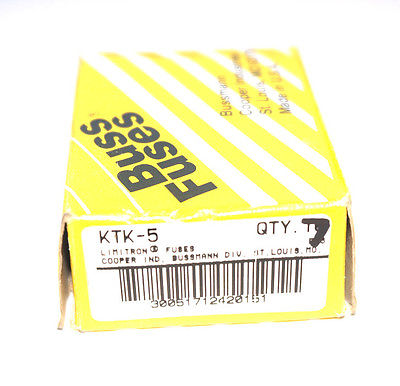 NEW 7 BUSSMANN KTK-5 FUSES KTK5 - SB Industrial Supply, Inc.