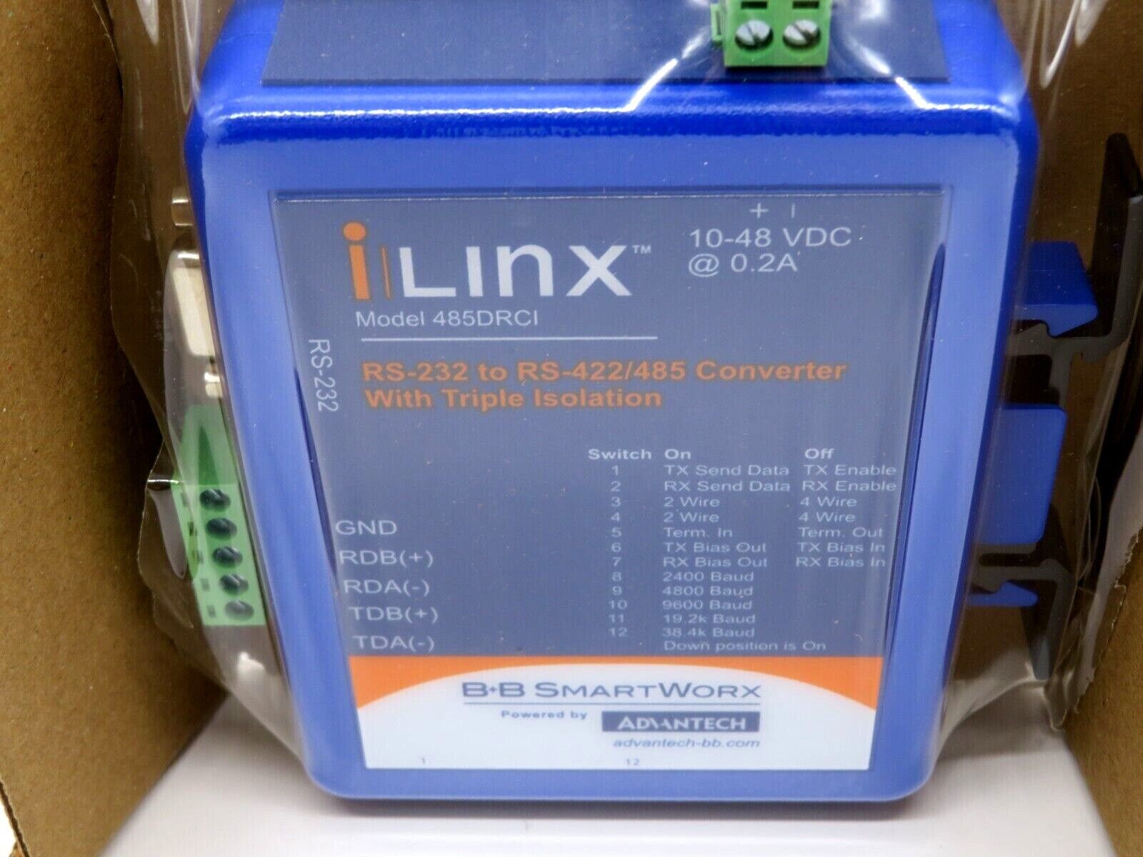 NEW ADVANTECH BB-485DRCI CONVERTER BB485DRCI - SB Industrial Supply, Inc.