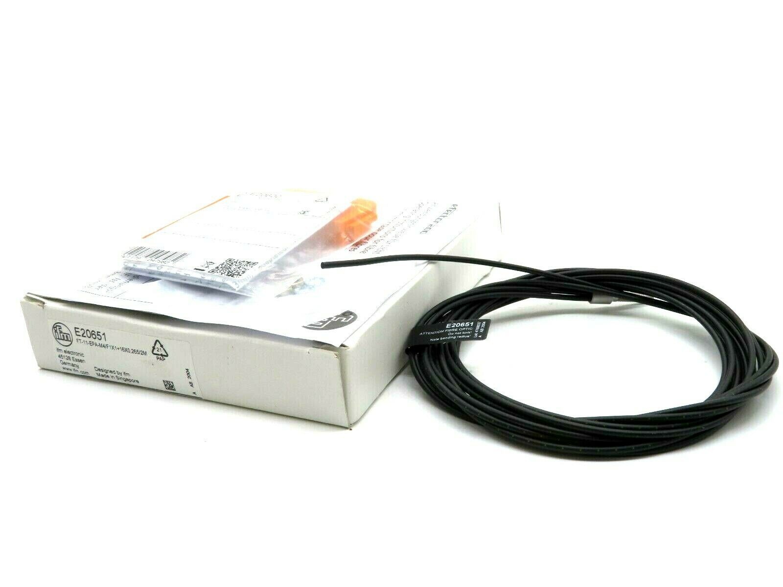 NEW EFECTOR IFM FT-11-EPA-M4/F1X1+16X0,265/2M-E20651 FIBRE OPTIC DIFFUSE REFLECT - SB Industrial ...