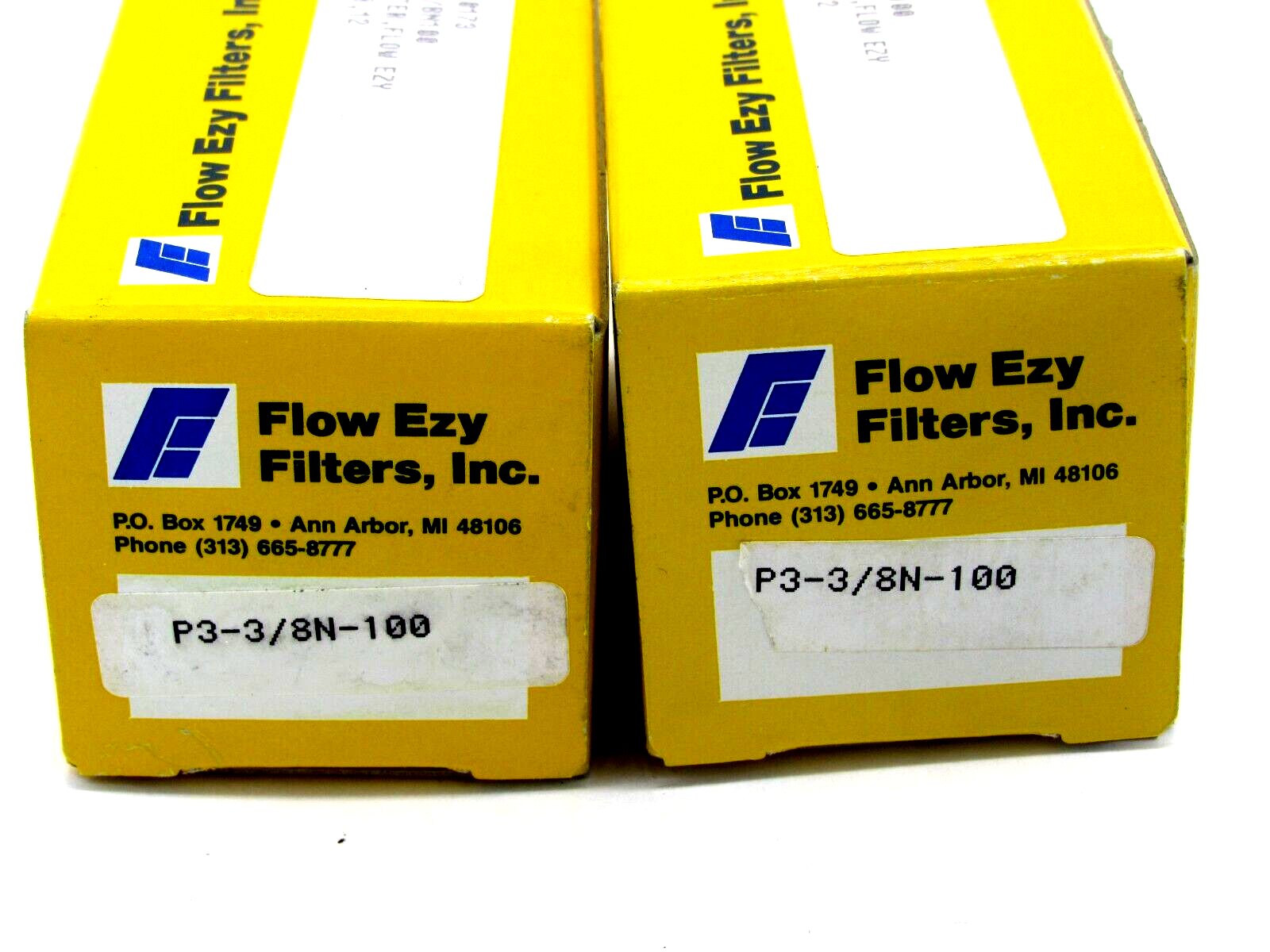 NEW LOT OF 2 FLOW EZY P3-3/8N-100 FLOW FILTER P338N100 - SB Industrial ...