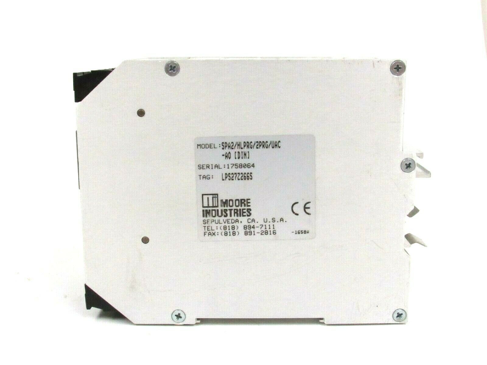 NEW MOORE INDUSTRIES SPA2/HLPRG/2PRG/UAC LPS27Z266S PROGRAMMABLE LIMIT ...