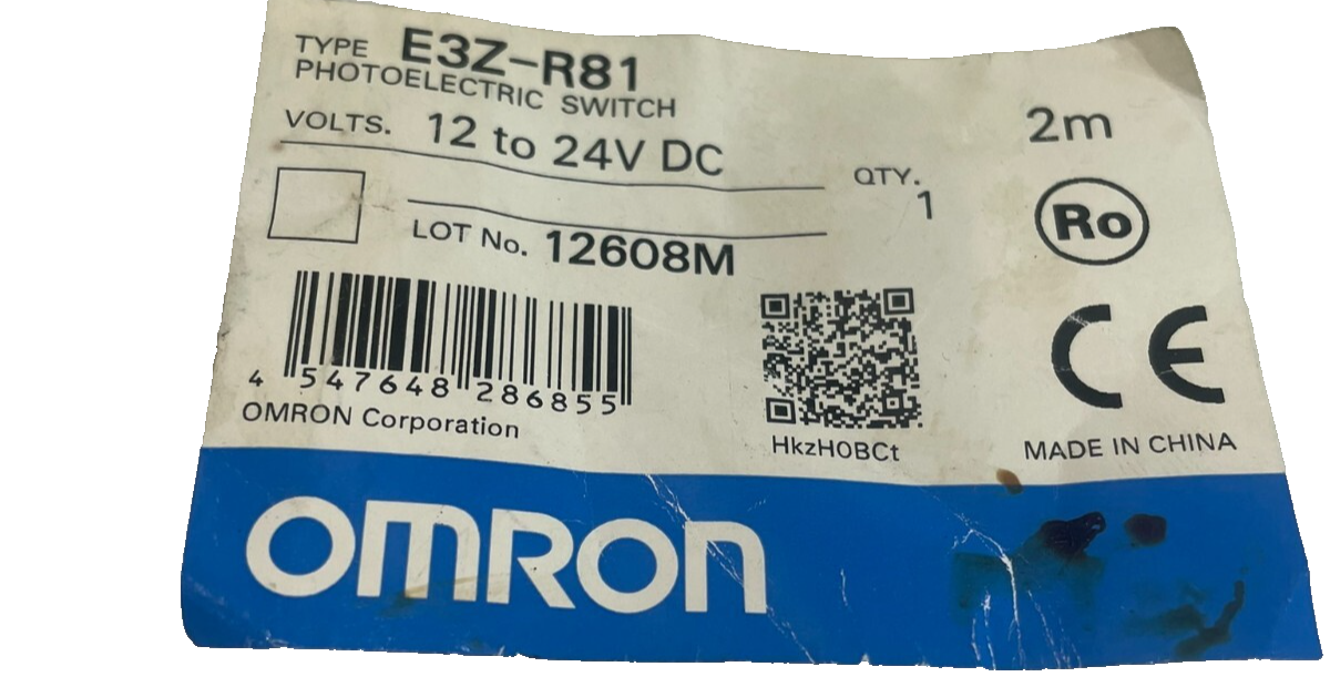 NEW OMRON E3Z-R81 PHOTOELECTRIC SWITCH E3ZR81 - SB Industrial Supply, Inc.