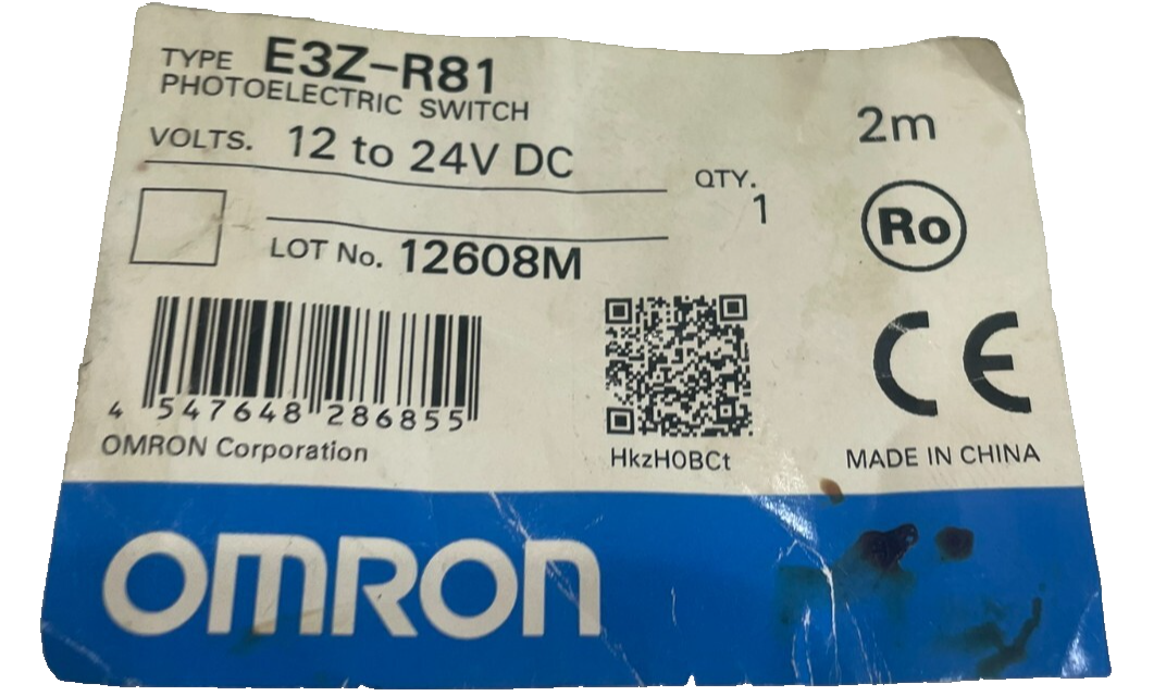 NEW OMRON E3Z-R81 PHOTOELECTRIC SWITCH E3ZR81 - SB Industrial Supply, Inc.