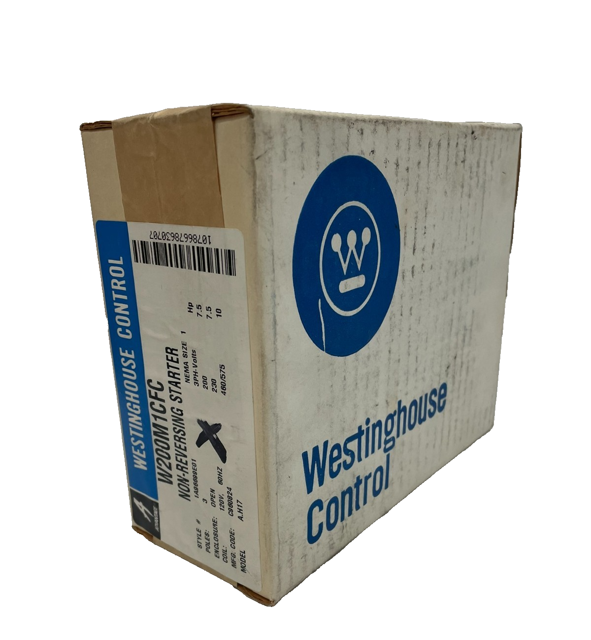 NEW SEALED WESTINGHOUSE W200M1CFC NON-REVERSING STARTER 120V 60HZ 3 ...
