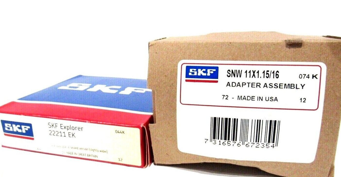NEW SKF SAF-22511 PILLOW BLOCK BEARING SAF22511 - SB Industrial Supply ...