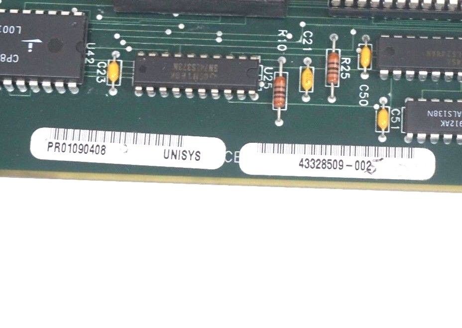 NEW UNISYS 43328509-002 MICROPROCCESOR PC BOARD 43328509002 - SB ...