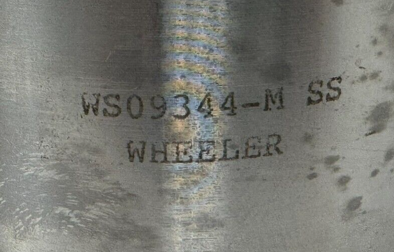 NEW WHEELER / GENERAL ELECTRIC WS09344-M SS BEARING SLEEVE 34B540000 ...