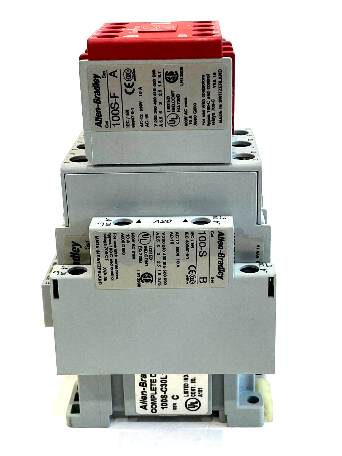 AB 100S-C30L14C SAFETY CONTACTOR SER C 100SC30L14C NEW SURPLUS - SB ...