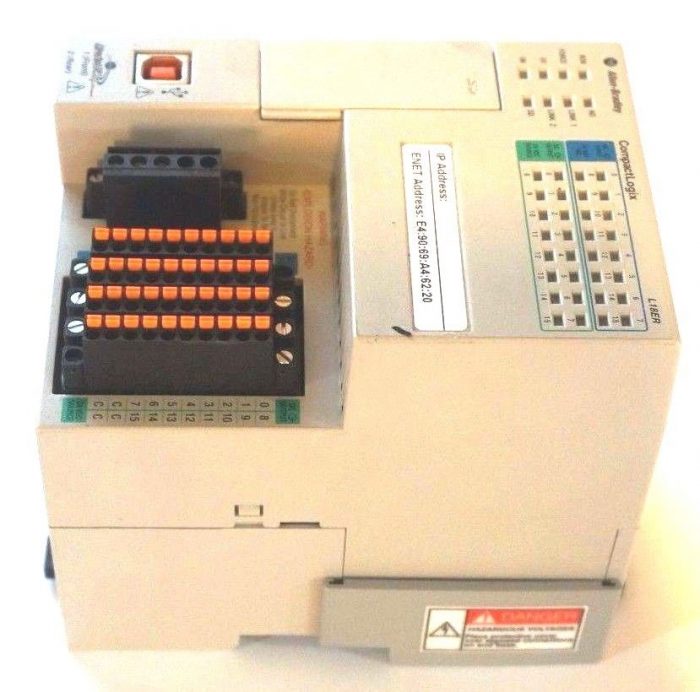 ALLEN BRADLEY 1769-L18ER-BB1B COMPACTLOGIX MFG: 2014 - SB Industrial ...