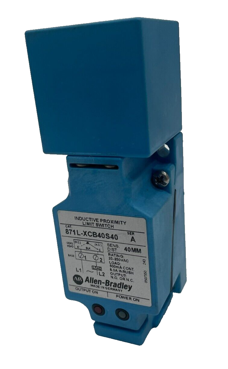 ALLEN BRADLEY 871L-XCB40S40 LIMIT SWITCH SERIES A 871LXCB40S40 NEW ...