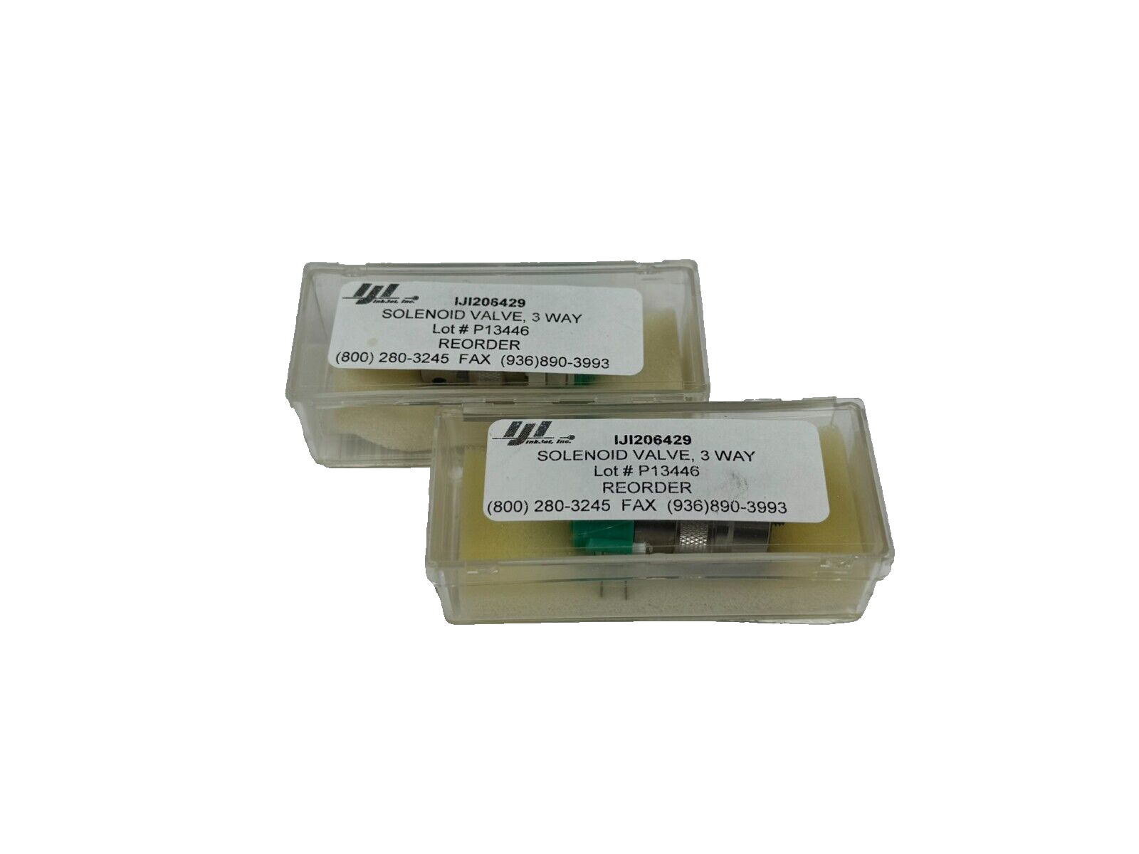 LOT OF 2 NEW INKJET 206429 SOLENOID VALVES 3-WAY - SB Industrial Supply ...