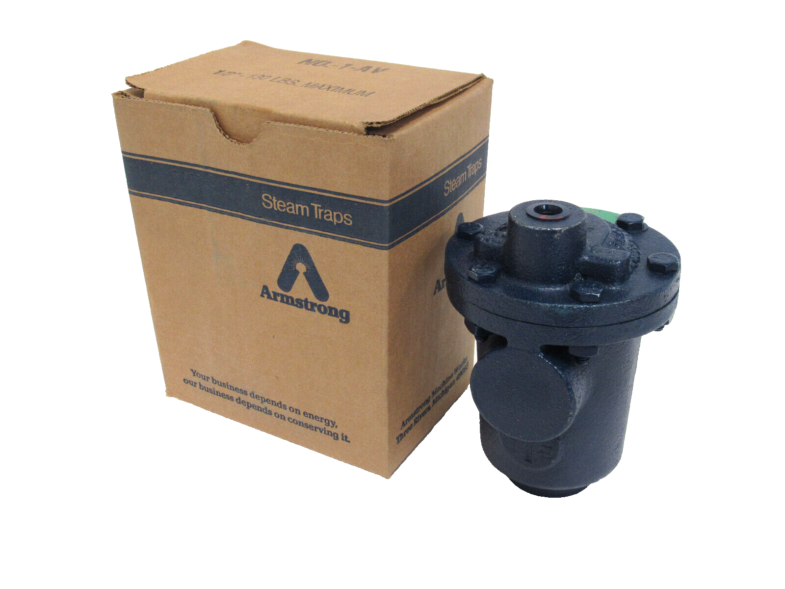 NEW ARMSTRONG 1-AV STEAM TRAP 130LBS 1/2" 1AV - SB Industrial Supply, Inc.