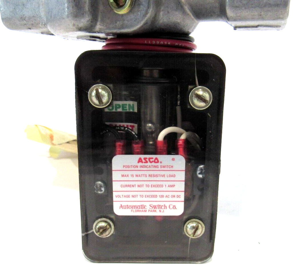NEW ASCO 8043B37 SOLENOID VALVE W/ INDICATING SWITCH - SB Industrial ...
