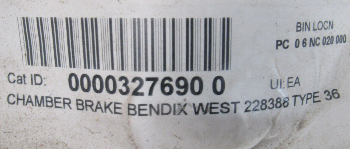 NEW BENDIX 228388 BRAKE CHAMBER TYPE 36 - SB Industrial Supply, Inc.